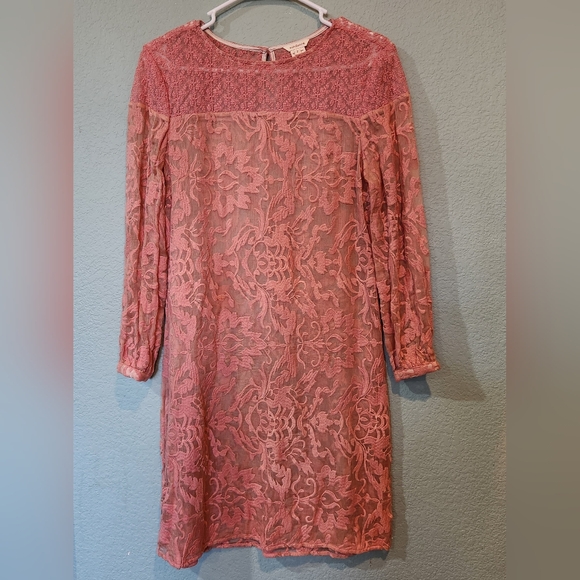 Sundance | Dresses | Sundance Silk Embroidered Dress Trellis Sz 2 Pink ...